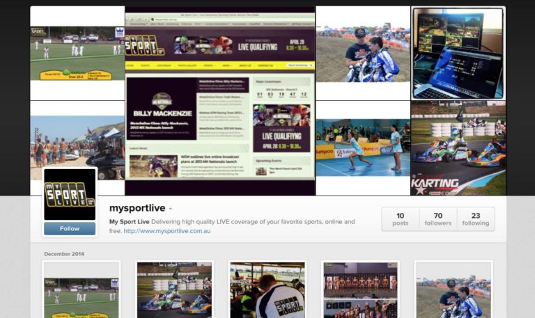 My Sport Live – Showcasing Sport.